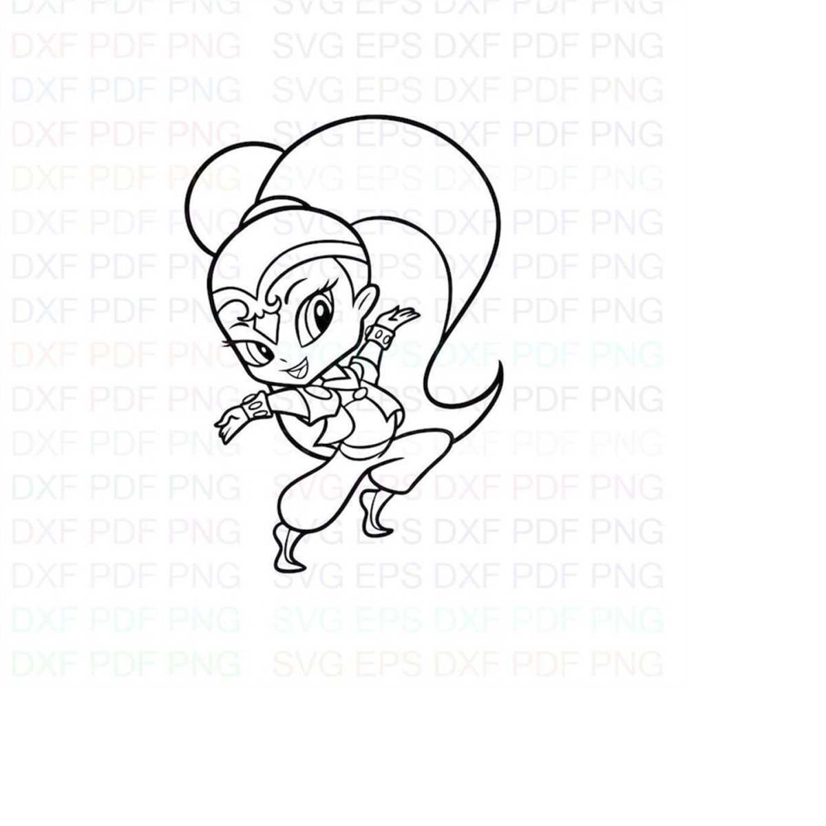 Shine_Shimmer_and_Shine Outline Svg Dxf Eps Pdf Png, Cricut, - Inspire ...