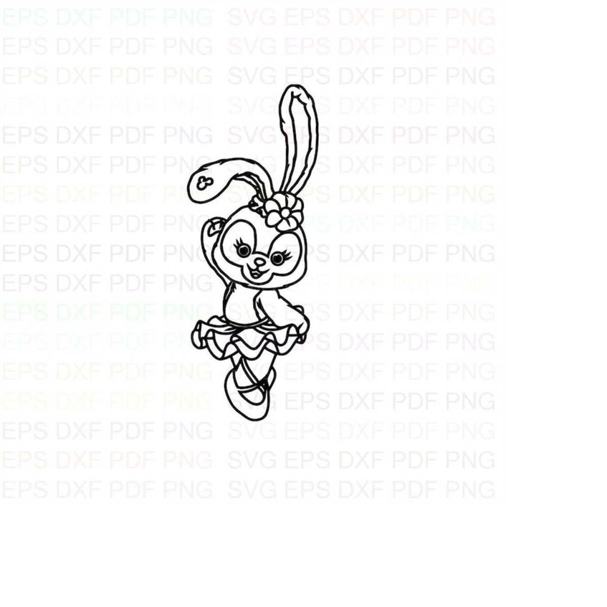 Stella_Lou_2_Duffy_and_Friends Outline Svg Dxf Eps Pdf Png, - Inspire ...