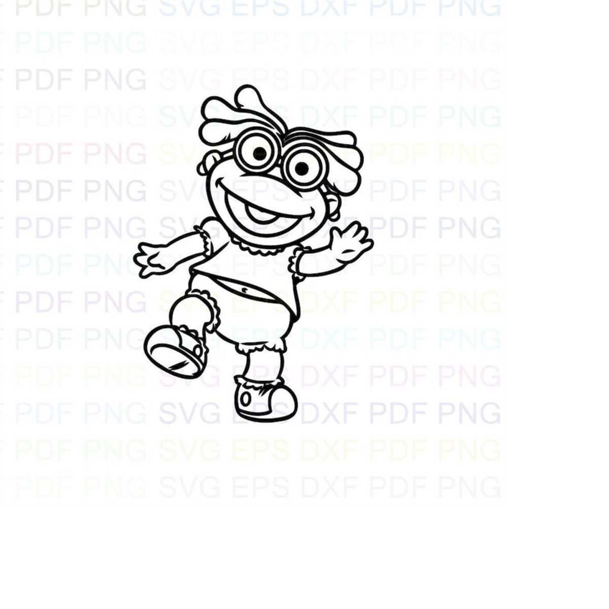 Skeeter_Muppet_Babies Outline Svg Dxf Eps Pdf Png, Cricut, C - Inspire ...