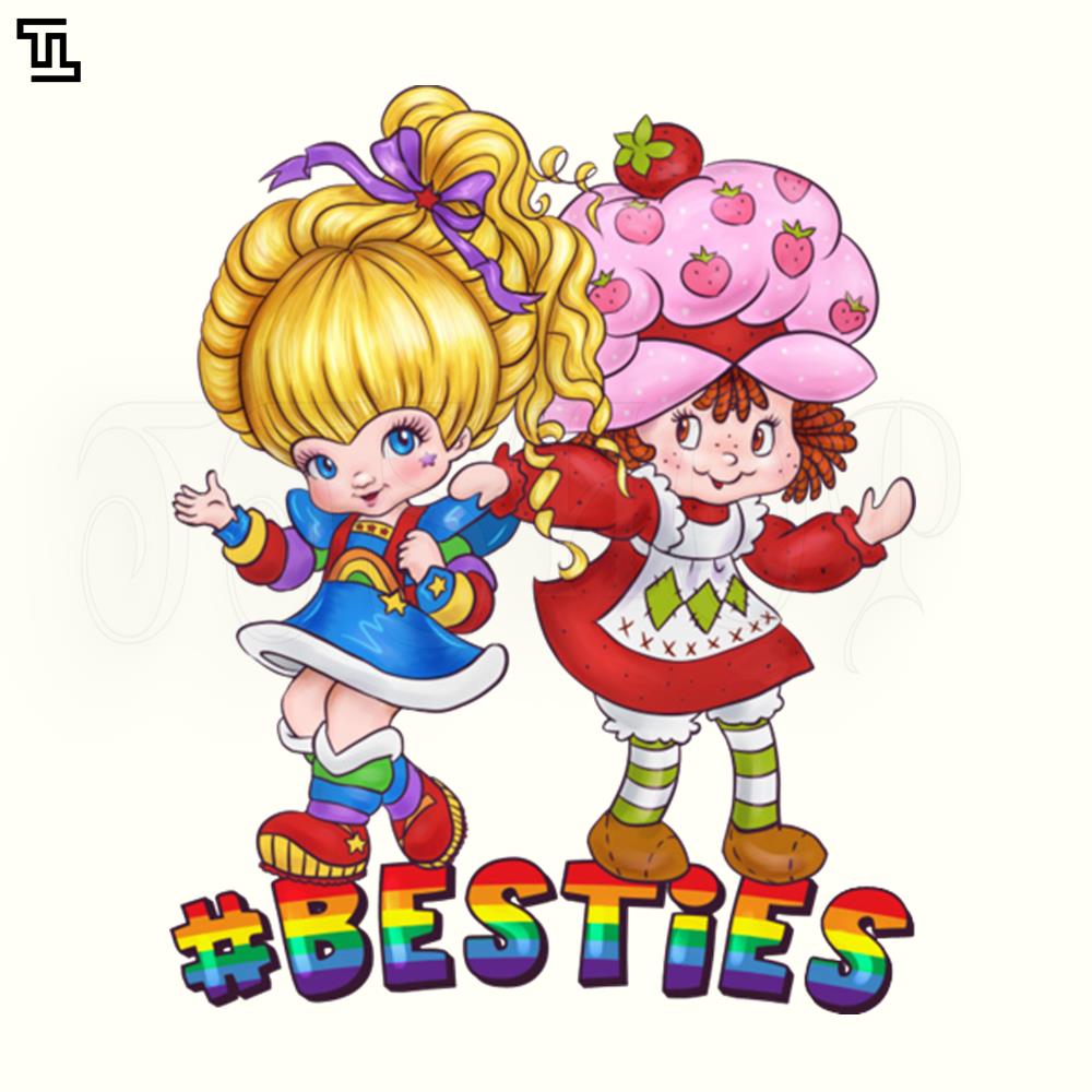 Besties Cartoon PNG | Inspire Uplift