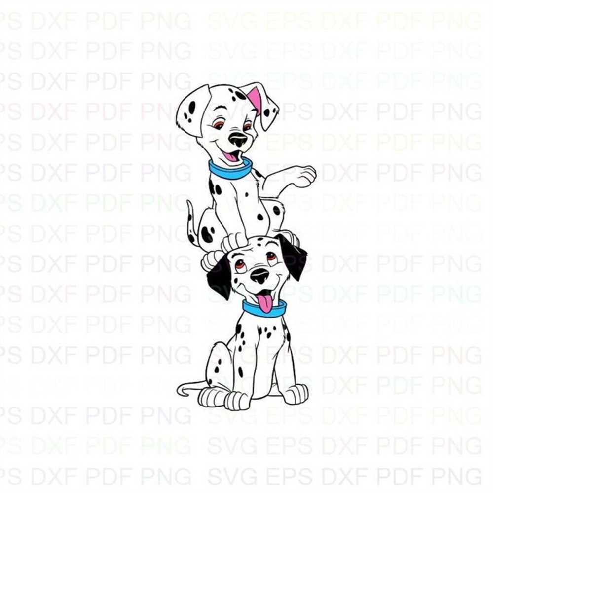 101_Dalmations_004 Svg Dxf Eps Pdf Png, Cricut, Cutting file - Inspire ...