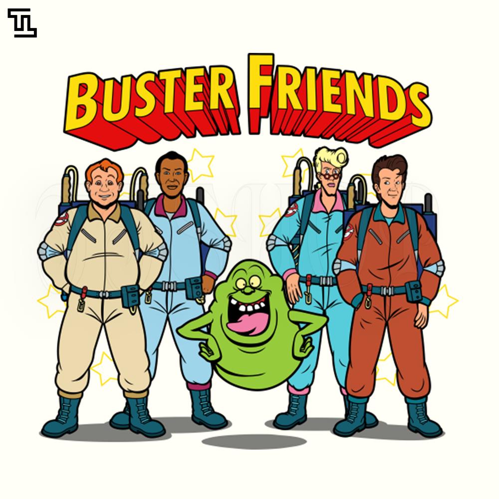 80s Ghost Busting Superhero Mashup Buster Friends Cartoon PN | Inspire ...