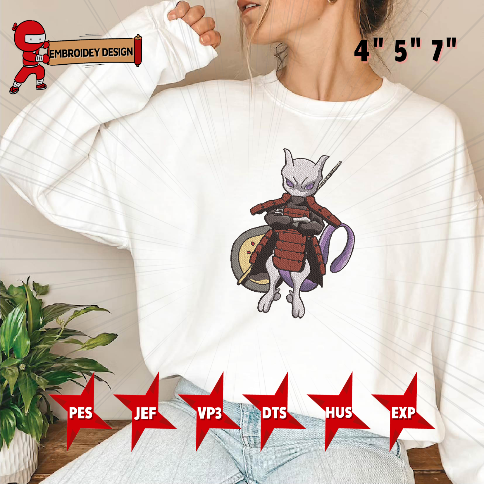 Anime Inspired Embroidery Designs, Machine Embroidery Design - Inspire ...