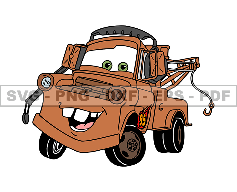 Disney Pixar's Cars png, Cartoon Customs SVG, EPS, PNG, DXF | Inspire ...
