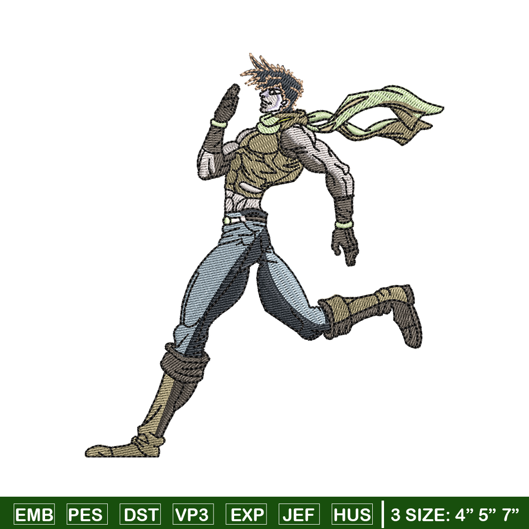 Joseph joestar embroidery design, Joseph joestar embroidery, | Inspire ...
