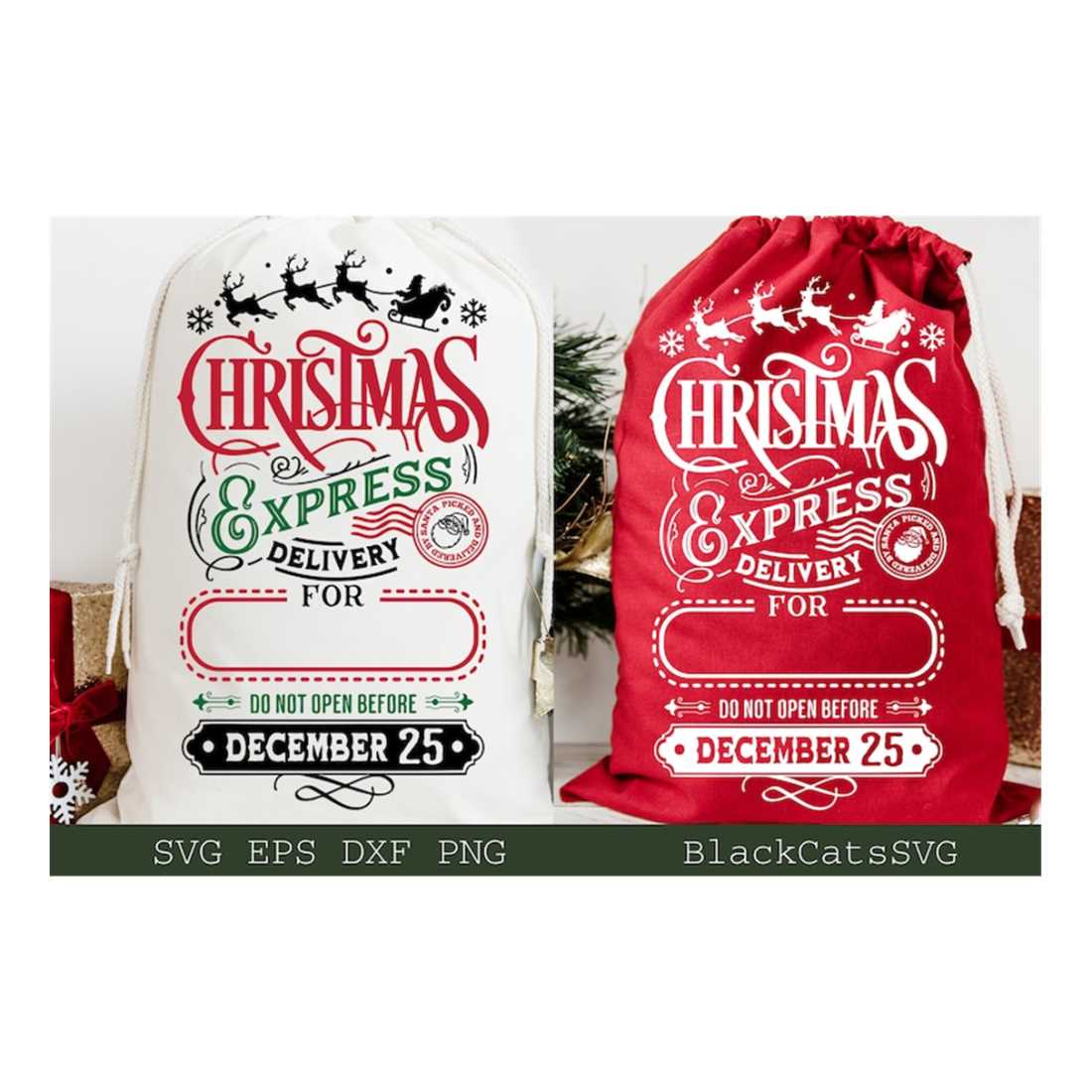Christmas express svg, Santa Sack SVG, North Pole express sv | Inspire ...