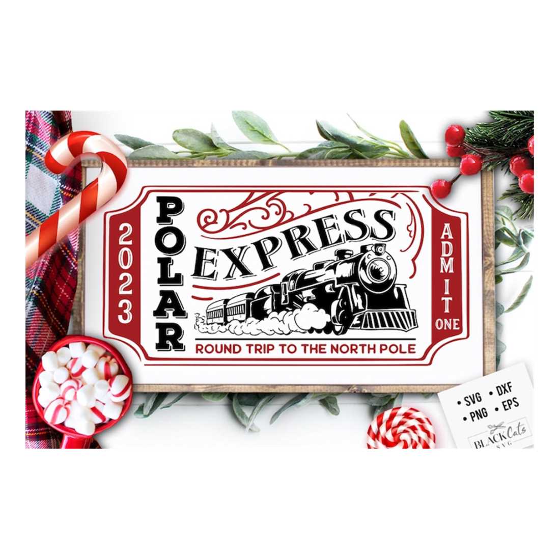 Polar express ticket svg, polar express, polar train svg, | Inspire Uplift