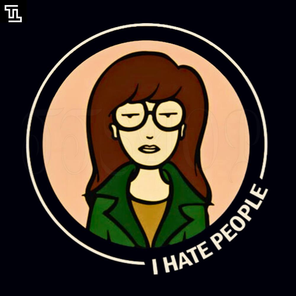 Daria I hate People Cartoon PNG | Inspire Uplift