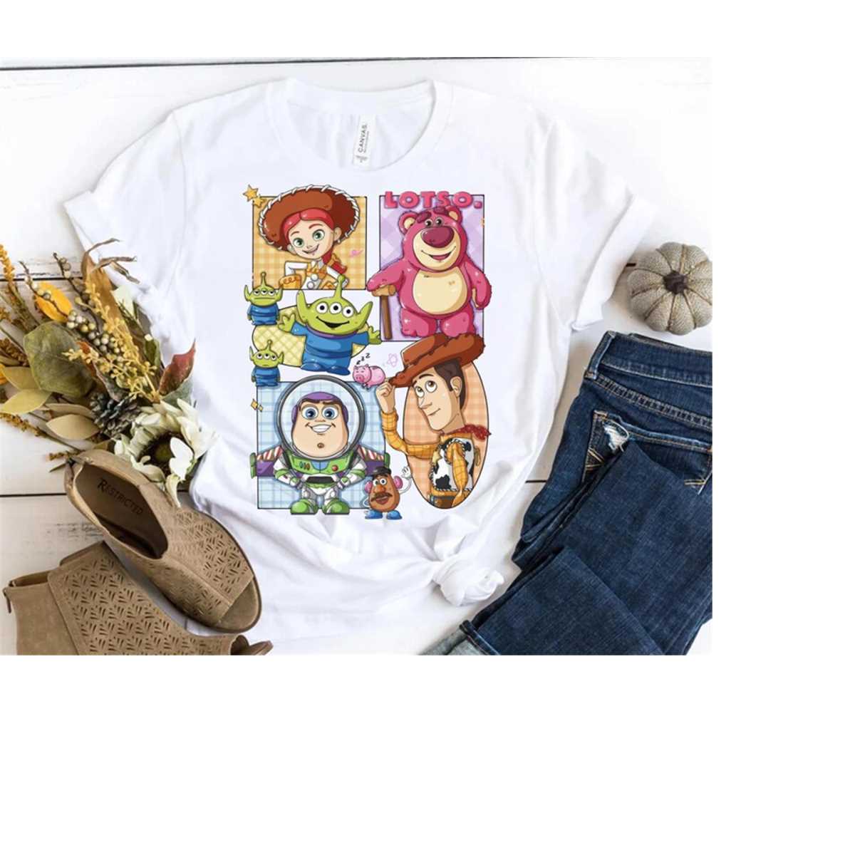 Vintage Disney Toy Story Cute Portrait Characters Retro 90s - Inspire ...