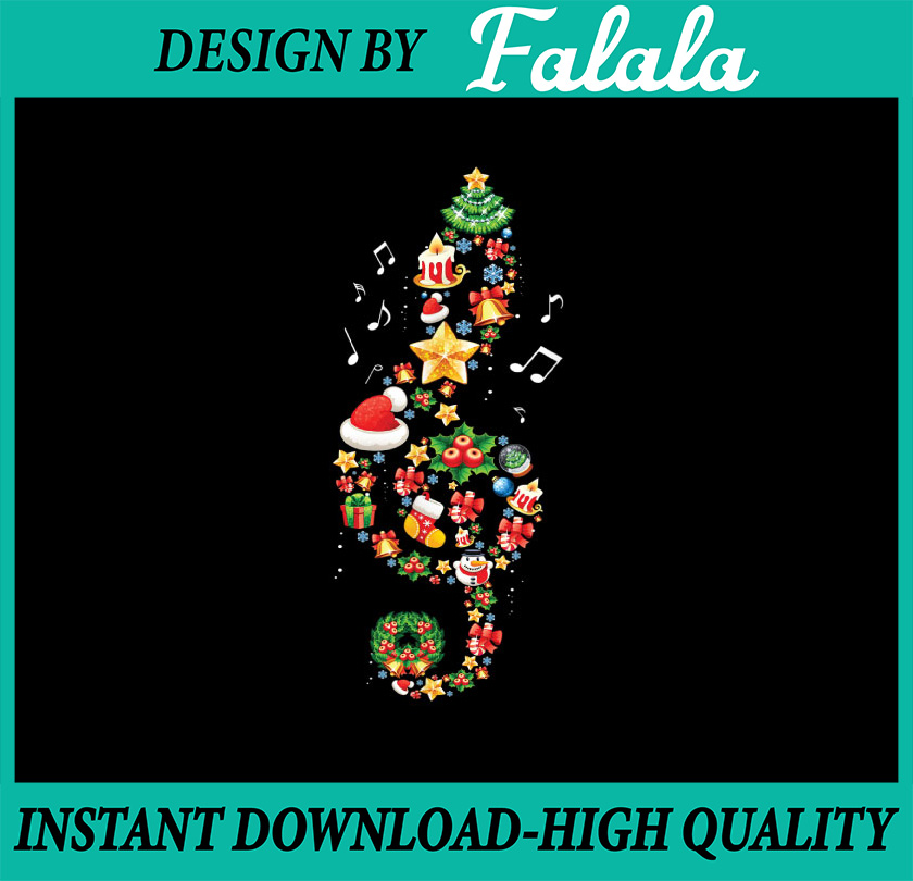 Christmas Musical Note PNG, Music Lover Teacher PNG, Music L - Inspire ...