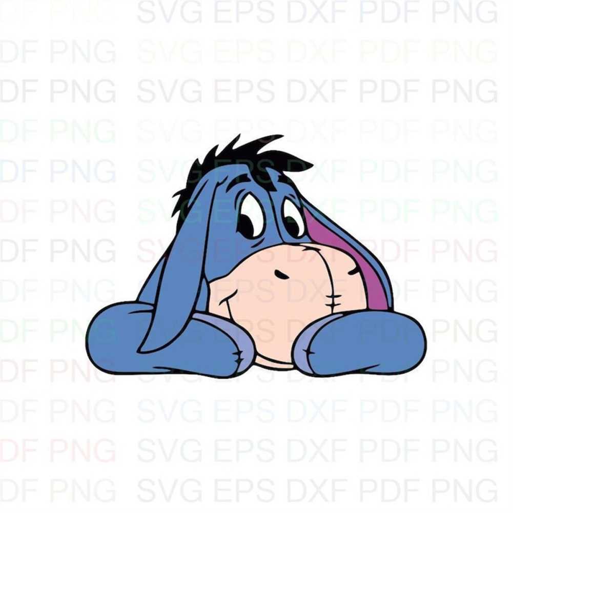 Eeyore_Donkey_Winnie_the_Pooh Svg Dxf Eps Pdf Png, Cricut, C - Inspire ...