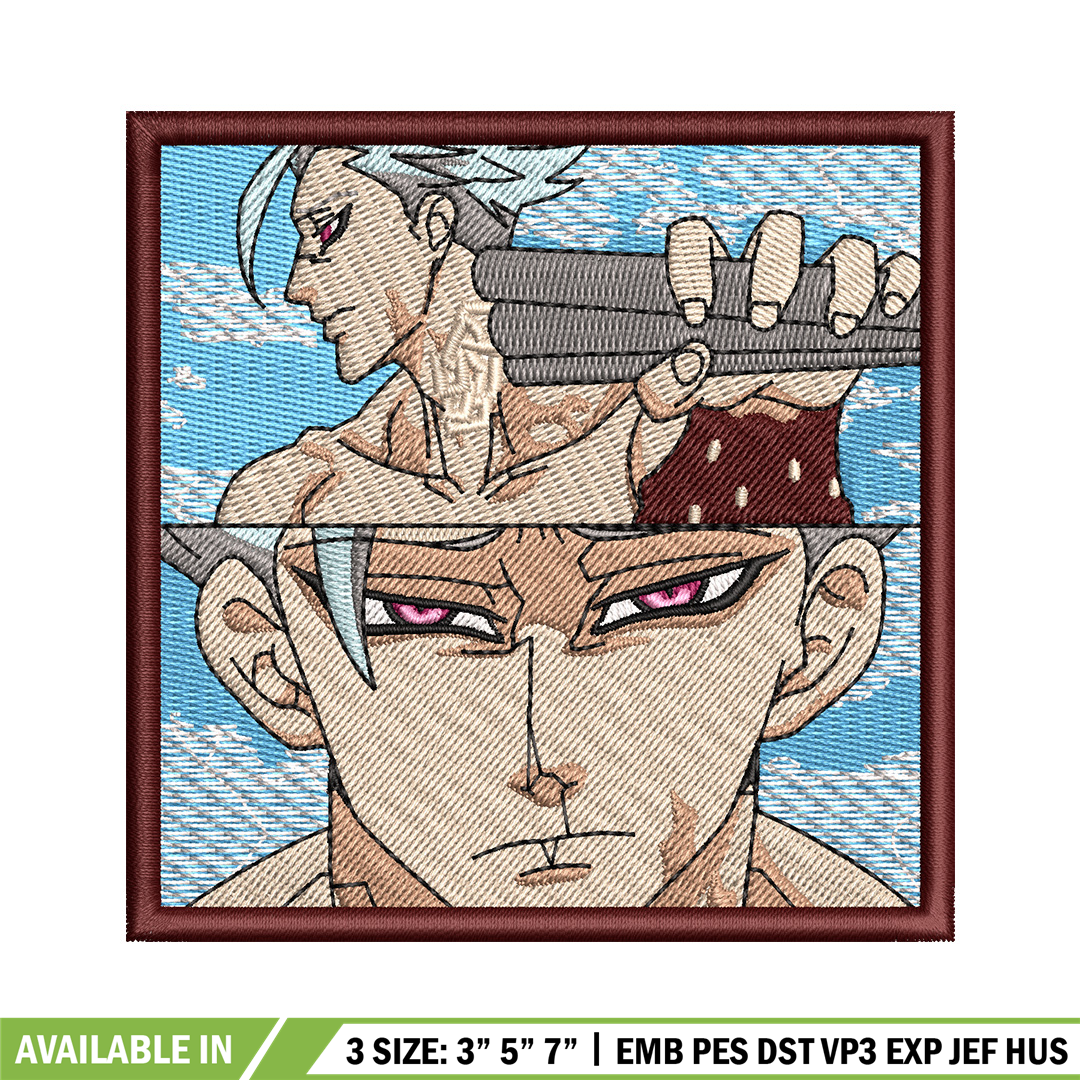 Ban rectangle embroidery design, Meliodas embroidery, Anime - Inspire ...