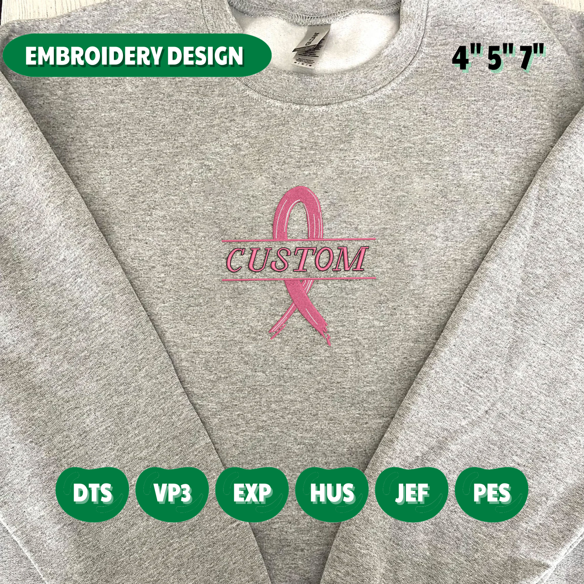 Personalized Cancer Embroidery Designs, Cancer Awareness Emb | Inspire ...