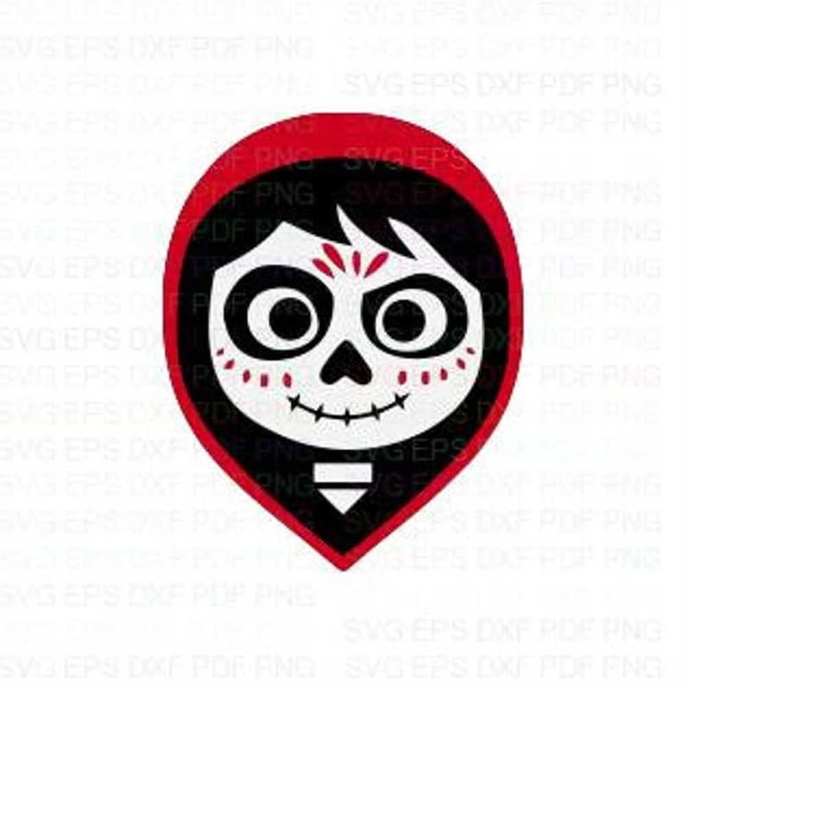 Coco_Face_Danger_2 Svg Dxf Eps Pdf Png, Cricut, Cutting file - Inspire ...