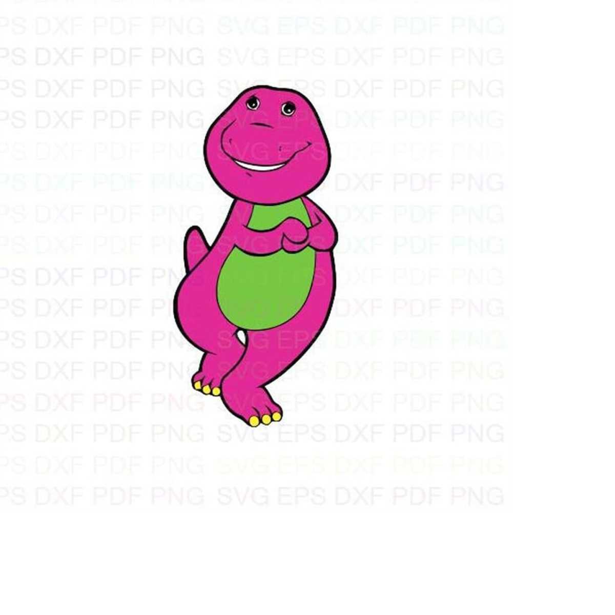 Barney10 Svg Dxf Eps Pdf Png, Cricut, Cutting file, Vector, - Inspire ...