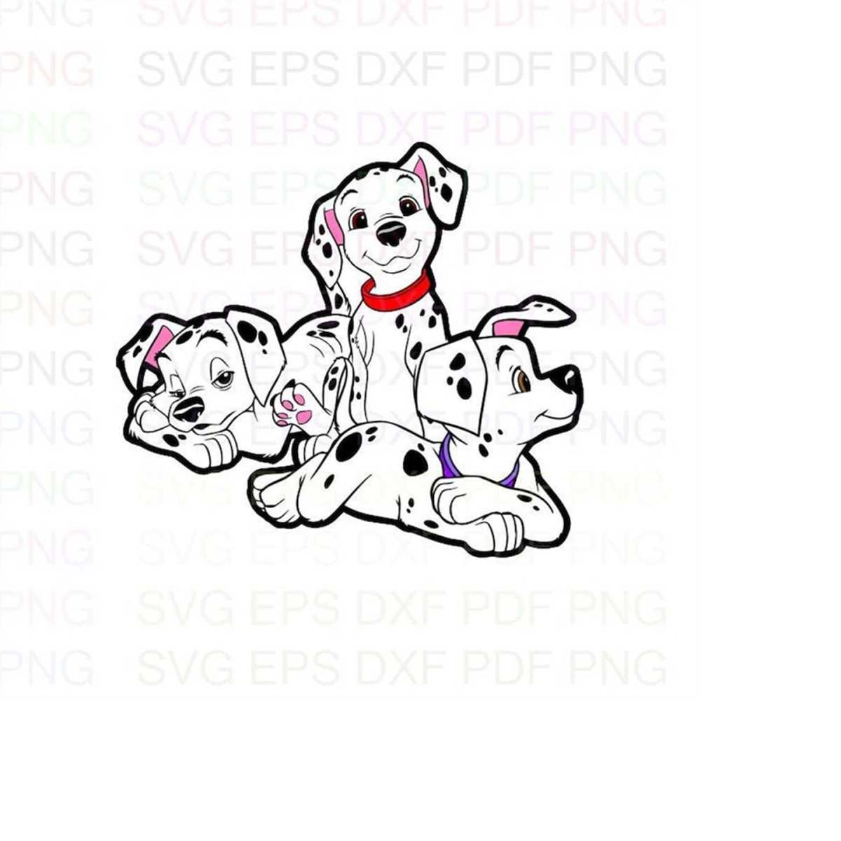 101_Dalmations_016 Svg Dxf Eps Pdf Png, Cricut, Cutting file - Inspire Uplift