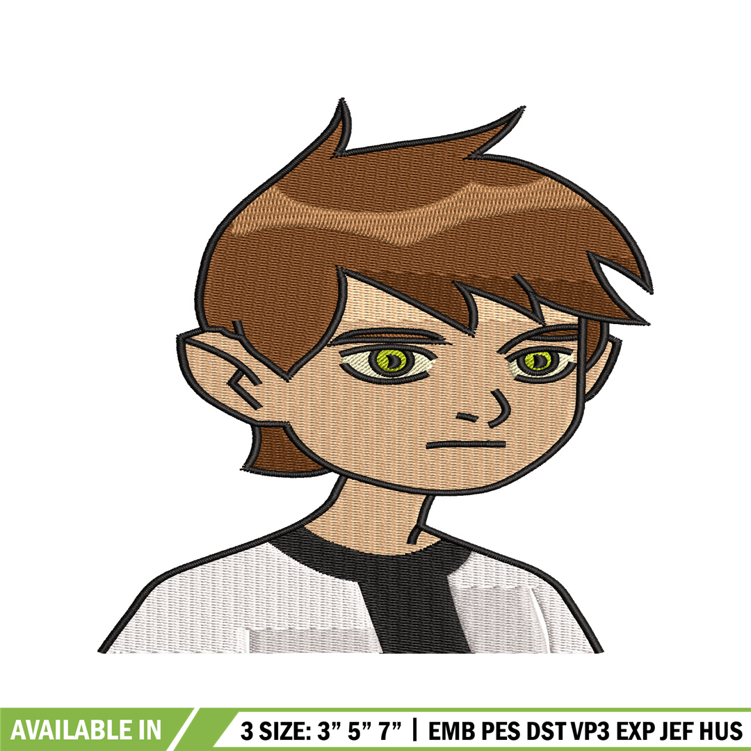 Ben Tennyson embroidery design, Benten embroidery, cartoon d | Inspire ...