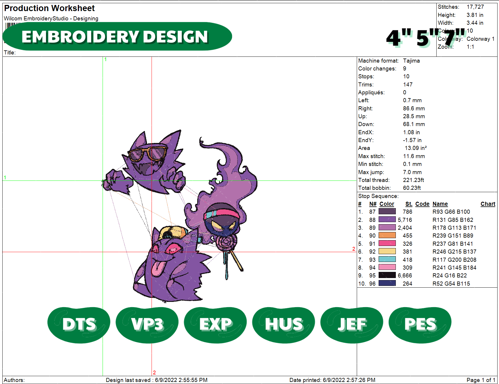 Monster Anime Embroidery, Pocket Monster Anime Embroidery, H | Inspire ...