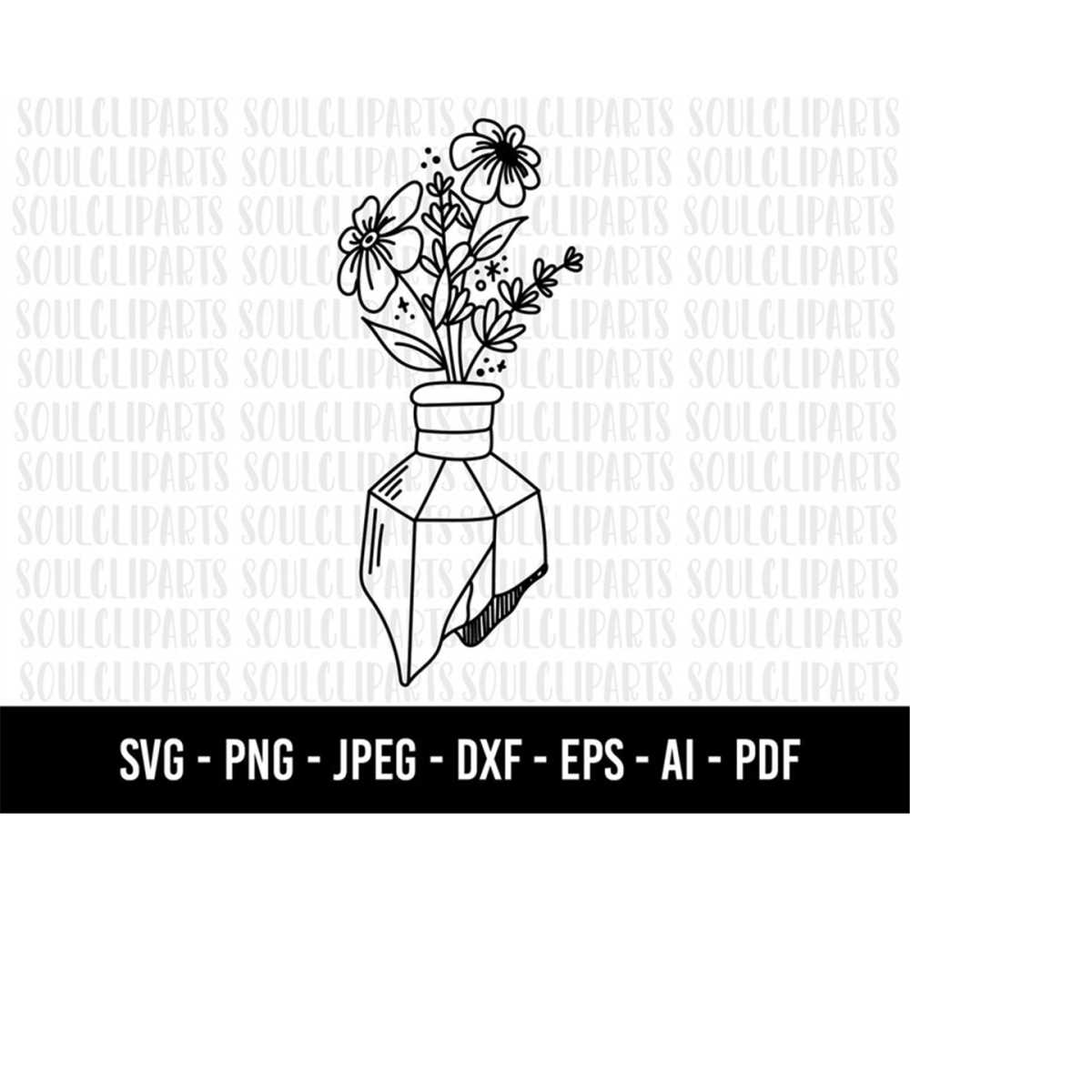 COD36-LineArt Svg Bundle/Line Art Svg/Minimalist Svg/Flower | Inspire ...