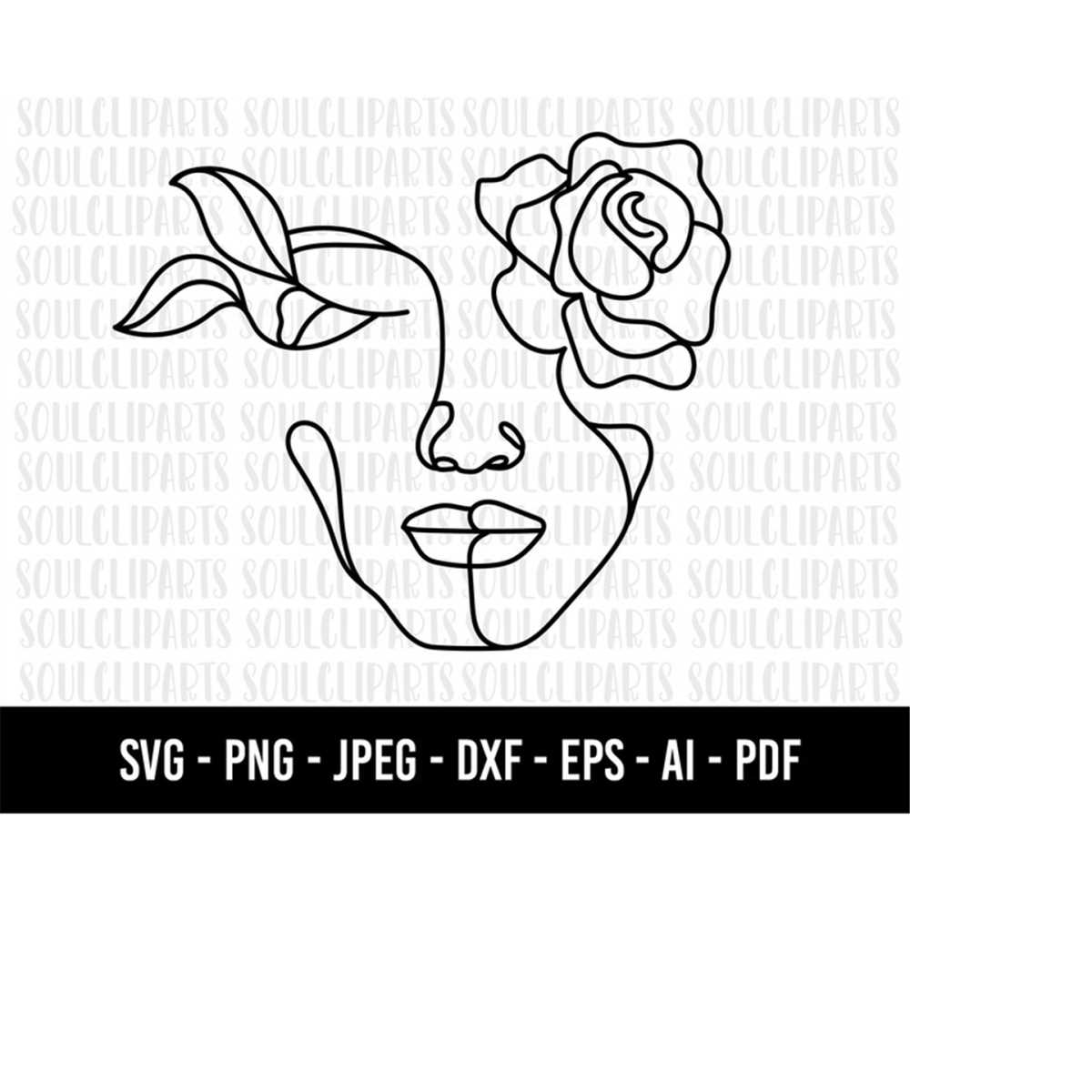 COD38-LineArt Svg Bundle/Line Art Svg/Minimalist Svg/Flower | Inspire ...