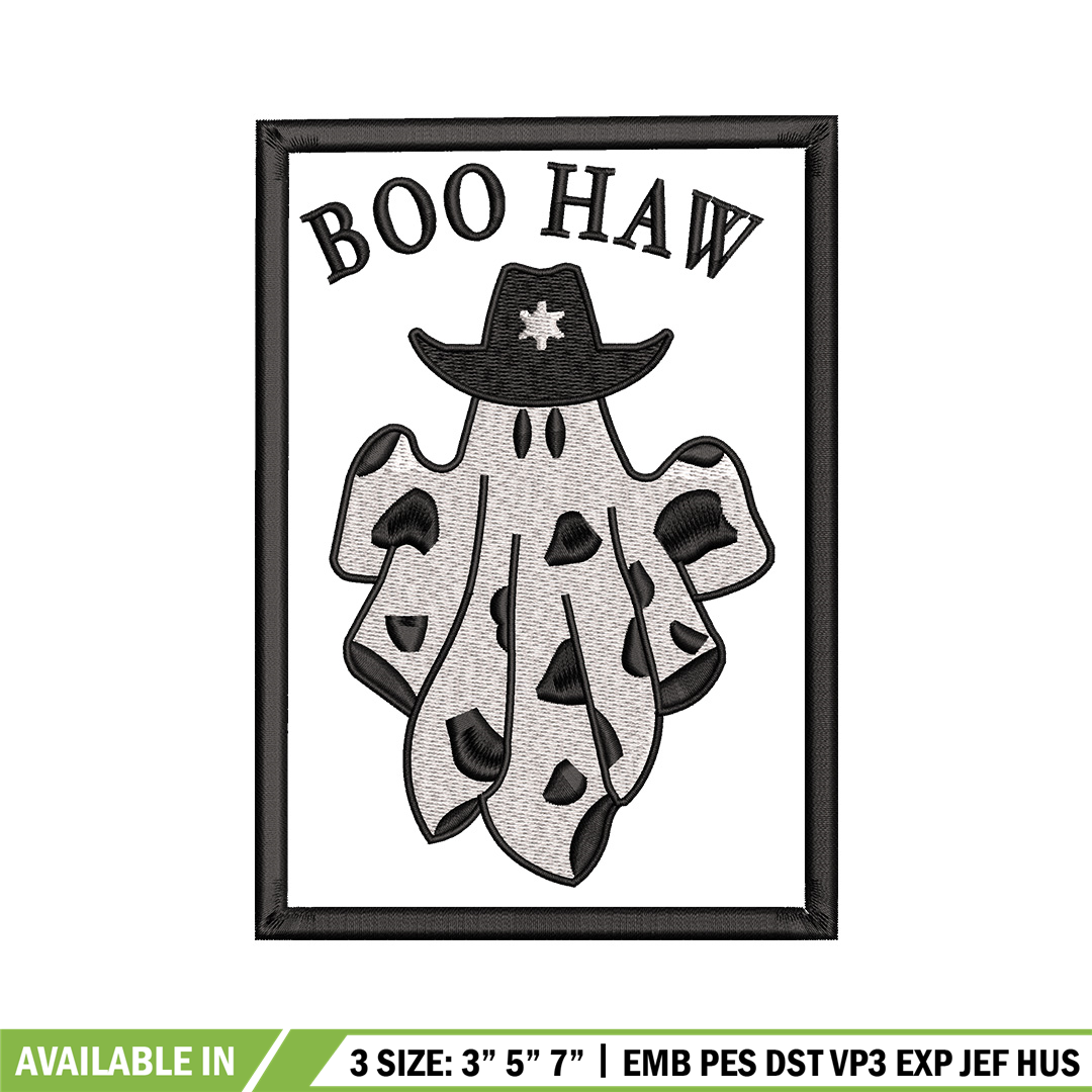 Boo haw embroidery design, Boo halloween embroidery, Embroid - Inspire ...