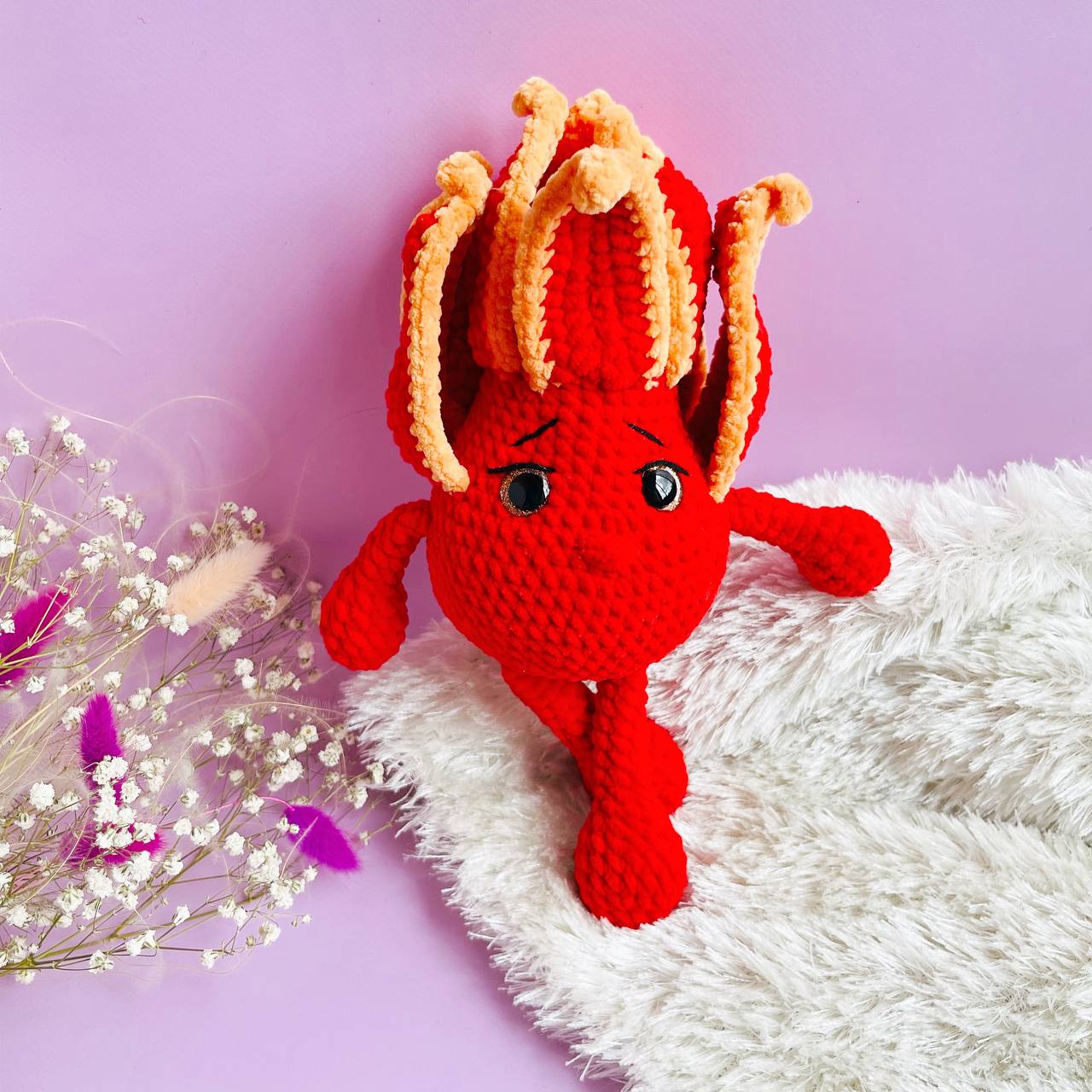 Crochet Pattern "Fire Drop" (Ukrainian version pattern) | Inspire Uplift
