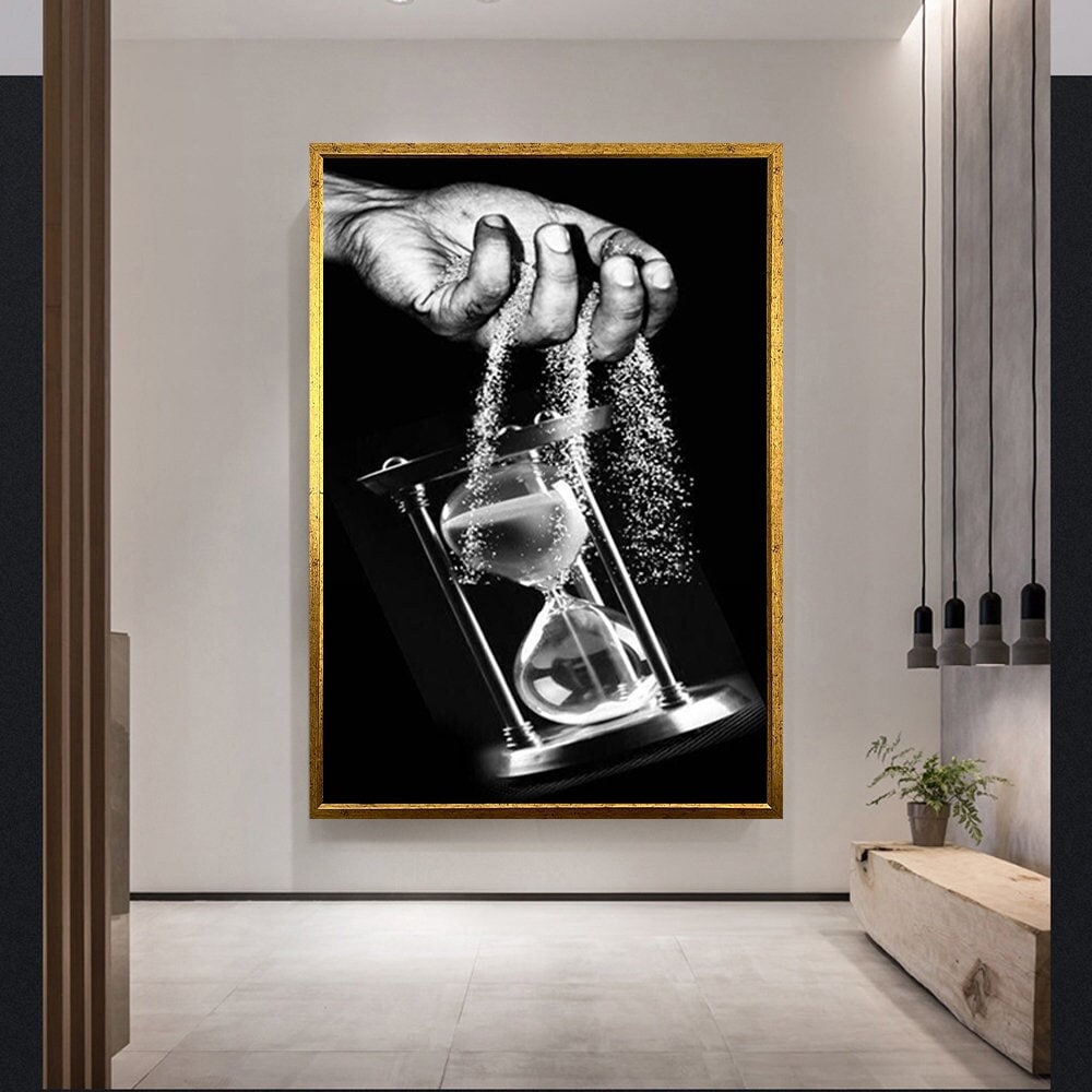 Hourglass Art Surrealism Wall Art, Hourglass Timer, Antique | Inspire ...