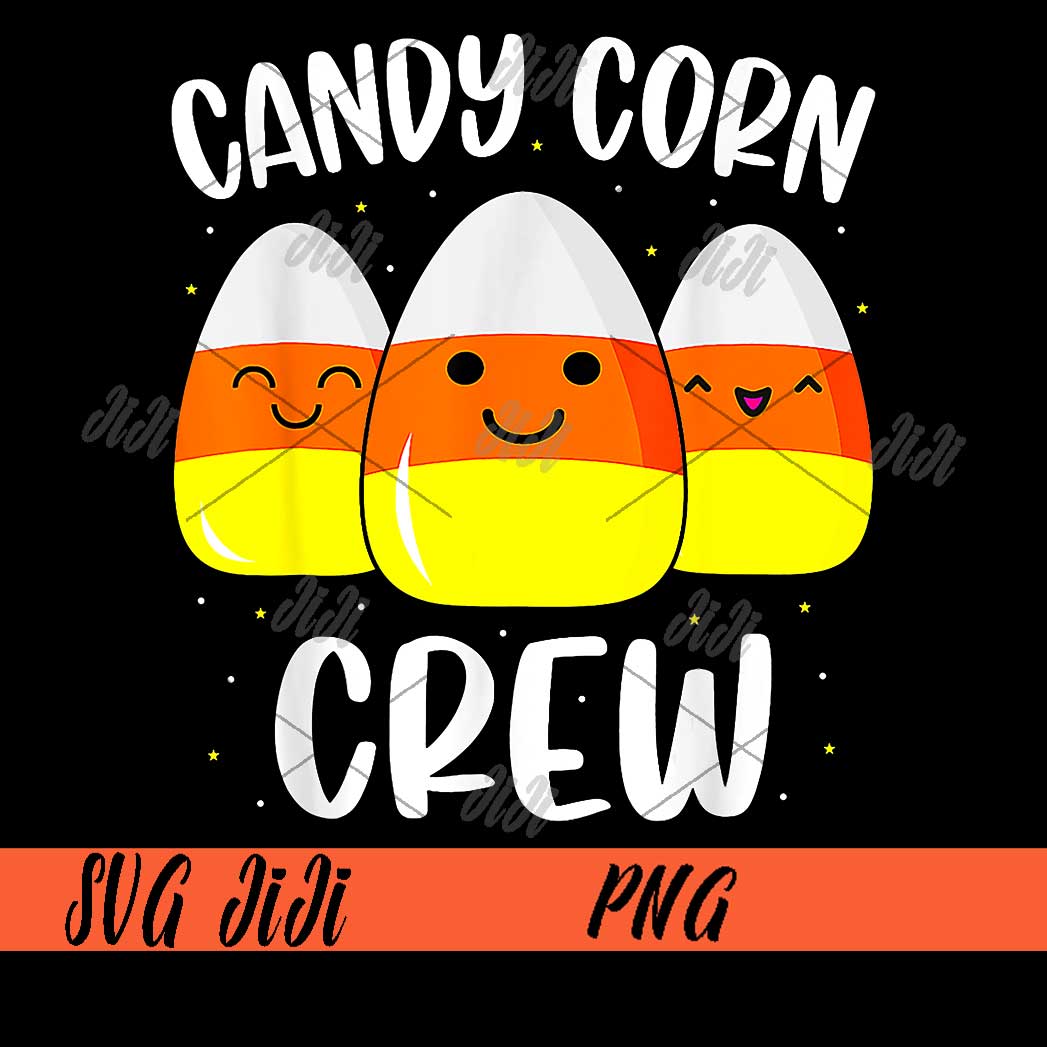 Candy Corn Crew PNG, Halloween PNG, Candy Halloween PNG | Inspire Uplift