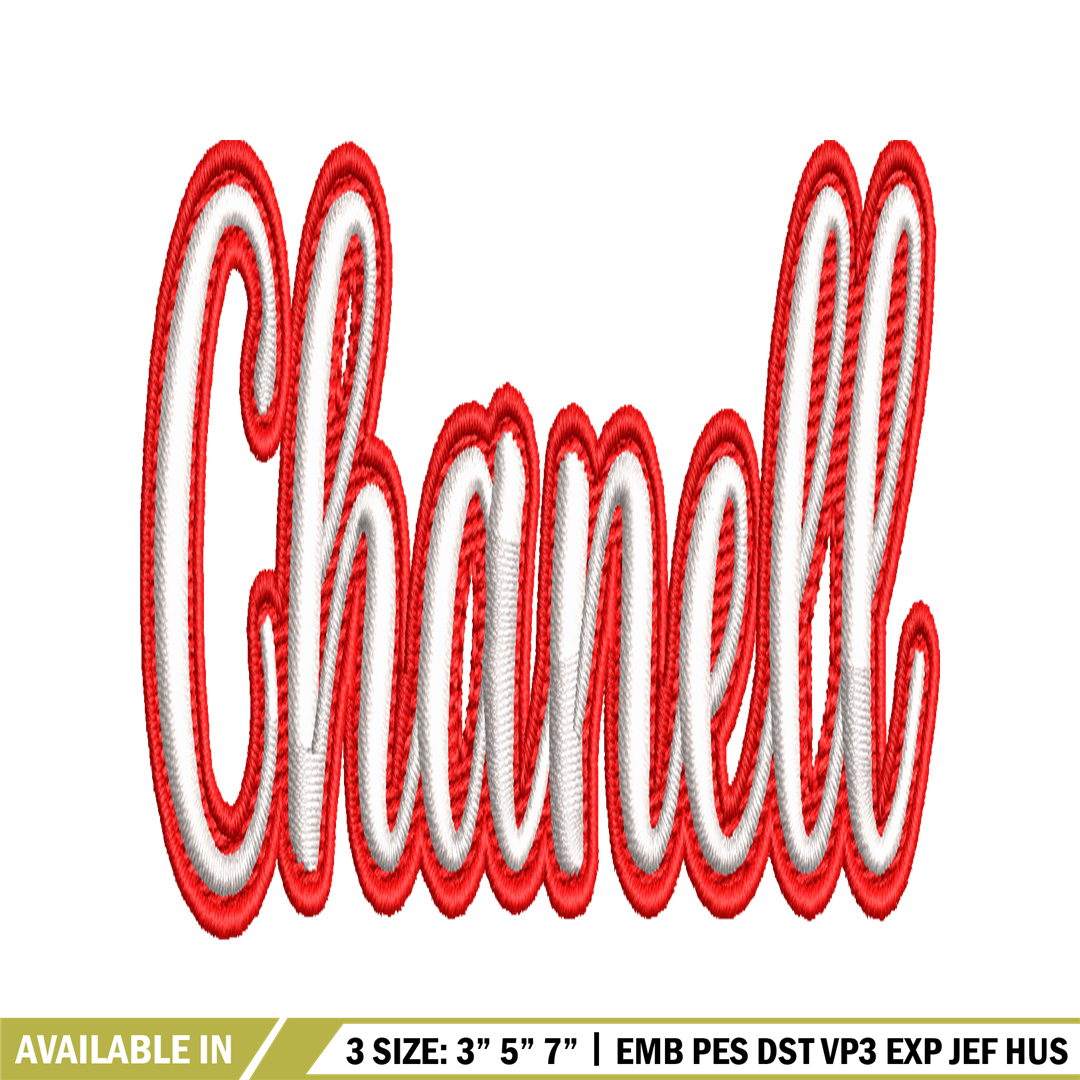 Chanell logo embroidery design, Chanell logo embroidery, log - Inspire ...