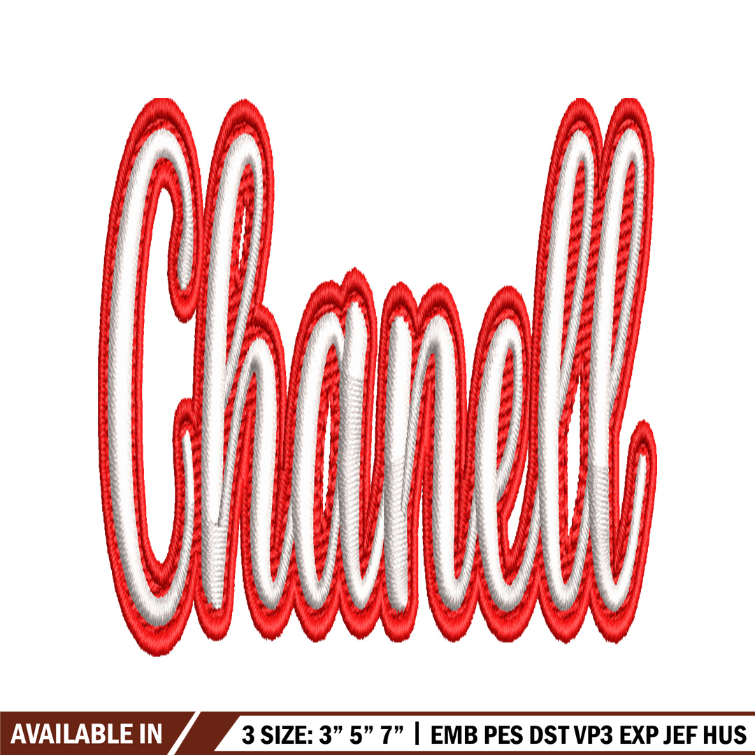Chanell logo embroidery design, Chanell logo embroidery, log - Inspire ...