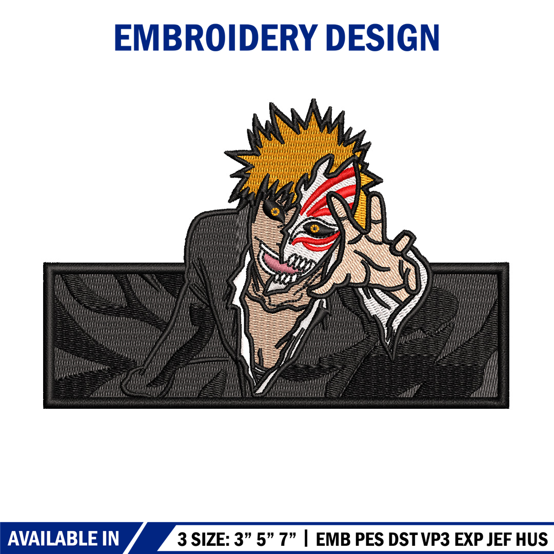 Ichigo box embroidery design, Bleach embroidery, Anime desig - Inspire ...