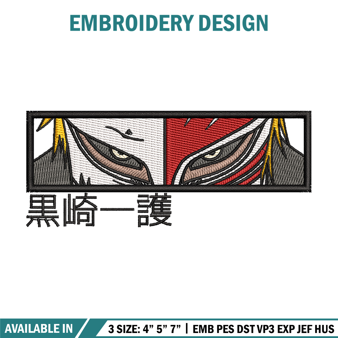 Ichigo frame embroidery design, Bleach embroidery, Anime des - Inspire ...