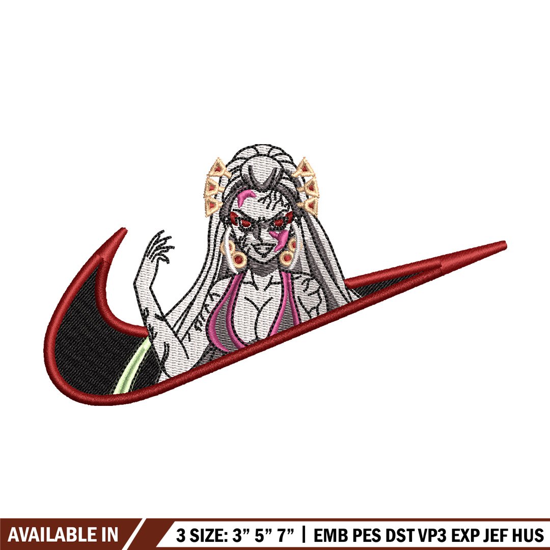 Daki x nike embroidery design, Demon slayer embroidery, Nike | Inspire ...