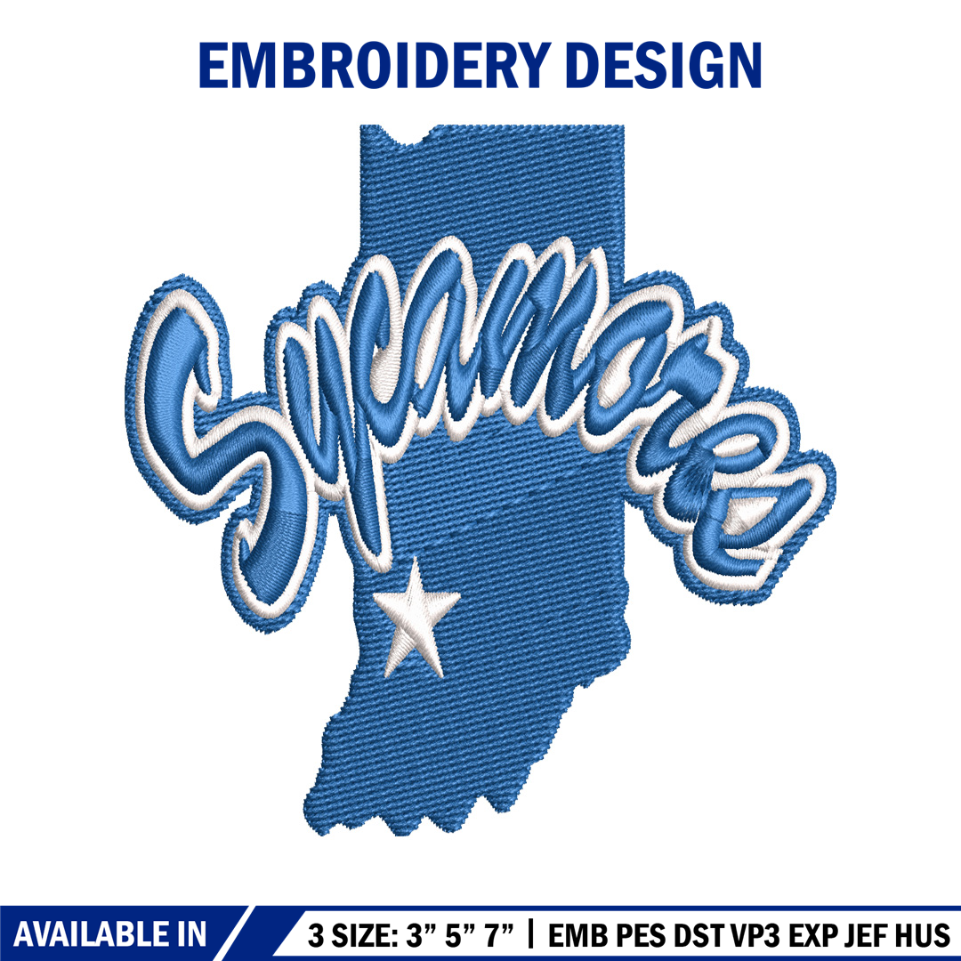 Indiana State Sycamores embroidery design, Indiana State Syc | Inspire ...