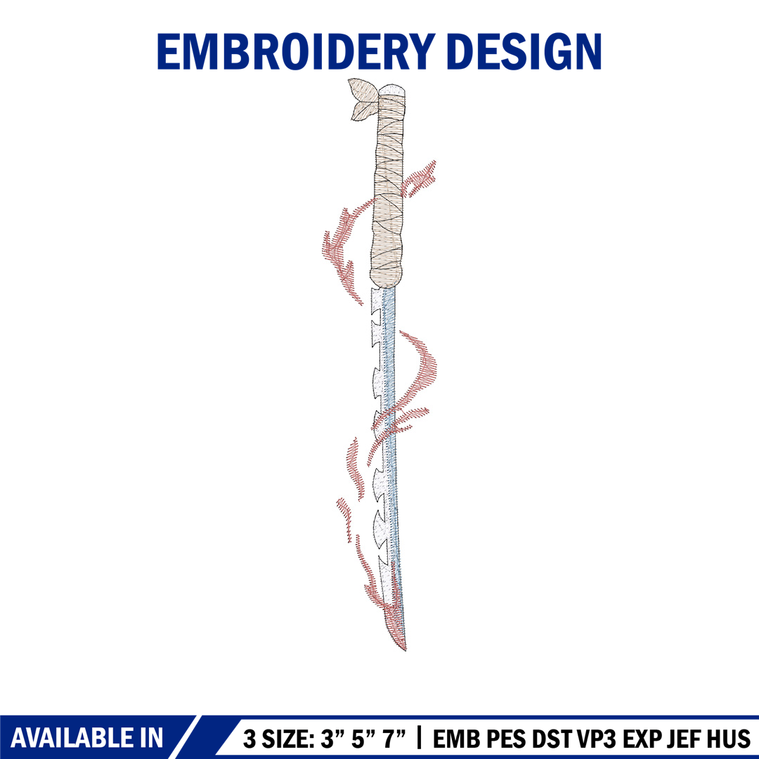 Inosuke sword embroidery design, Inosuke embroidery, Anime d | Inspire ...