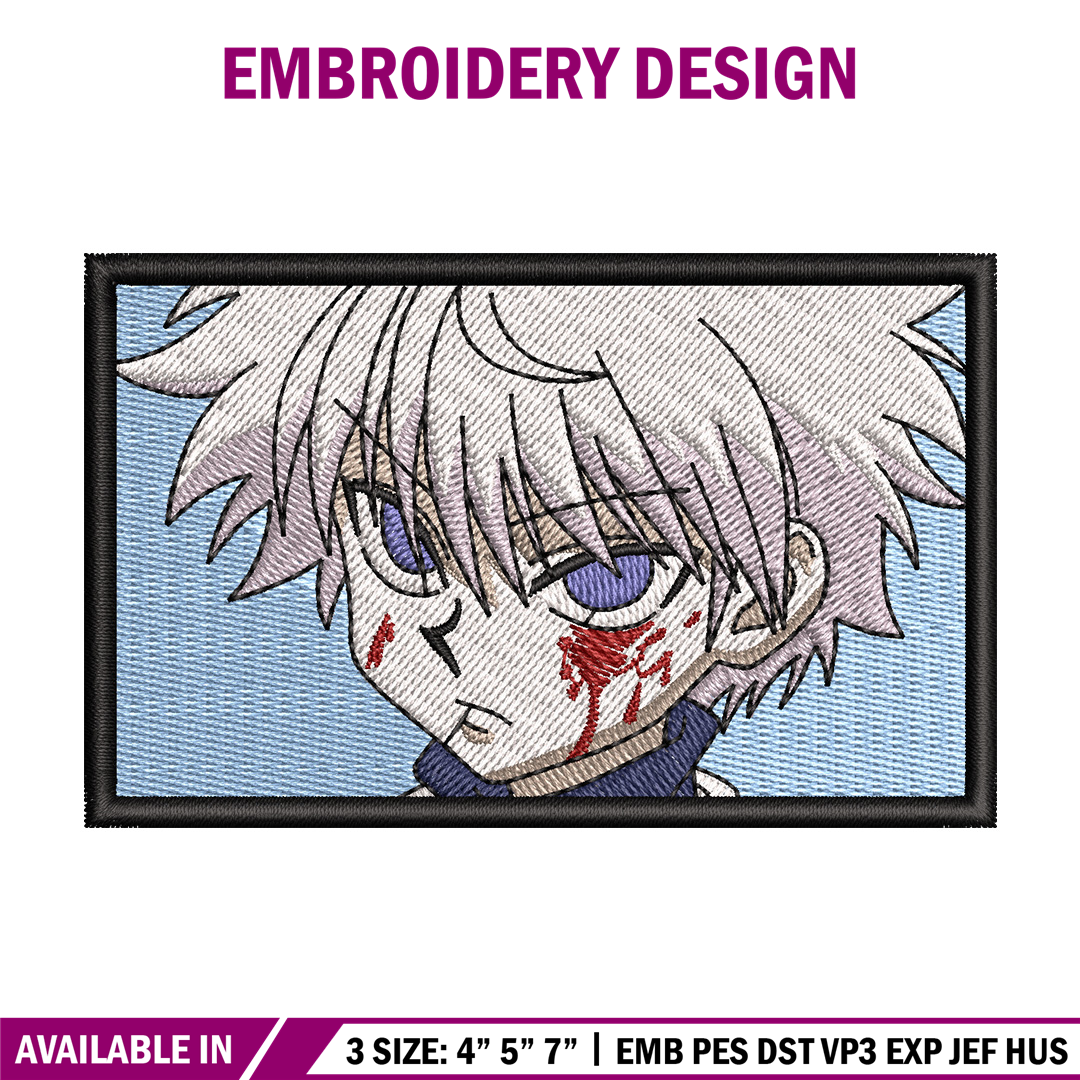 Killua embroidery design, Hunter x hunter embroidery, Anime - Inspire ...