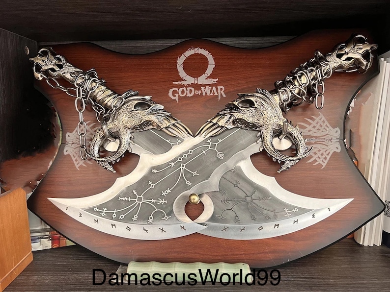 Kratos Blades of chaos - God of War twin blades with chain g | Inspire ...