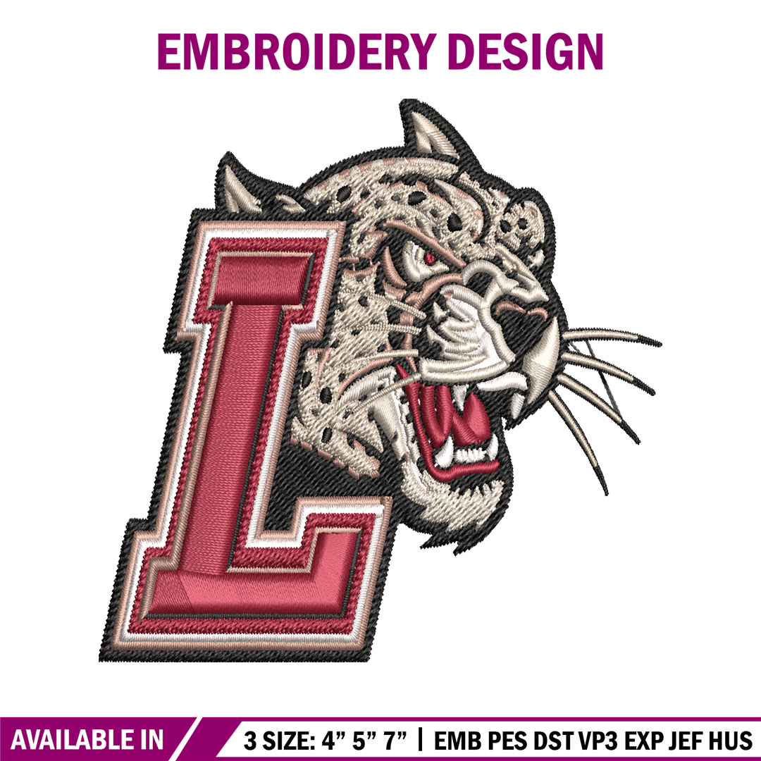 Lafayette Leopards embroidery design, Lafayette Leopards emb | Inspire ...
