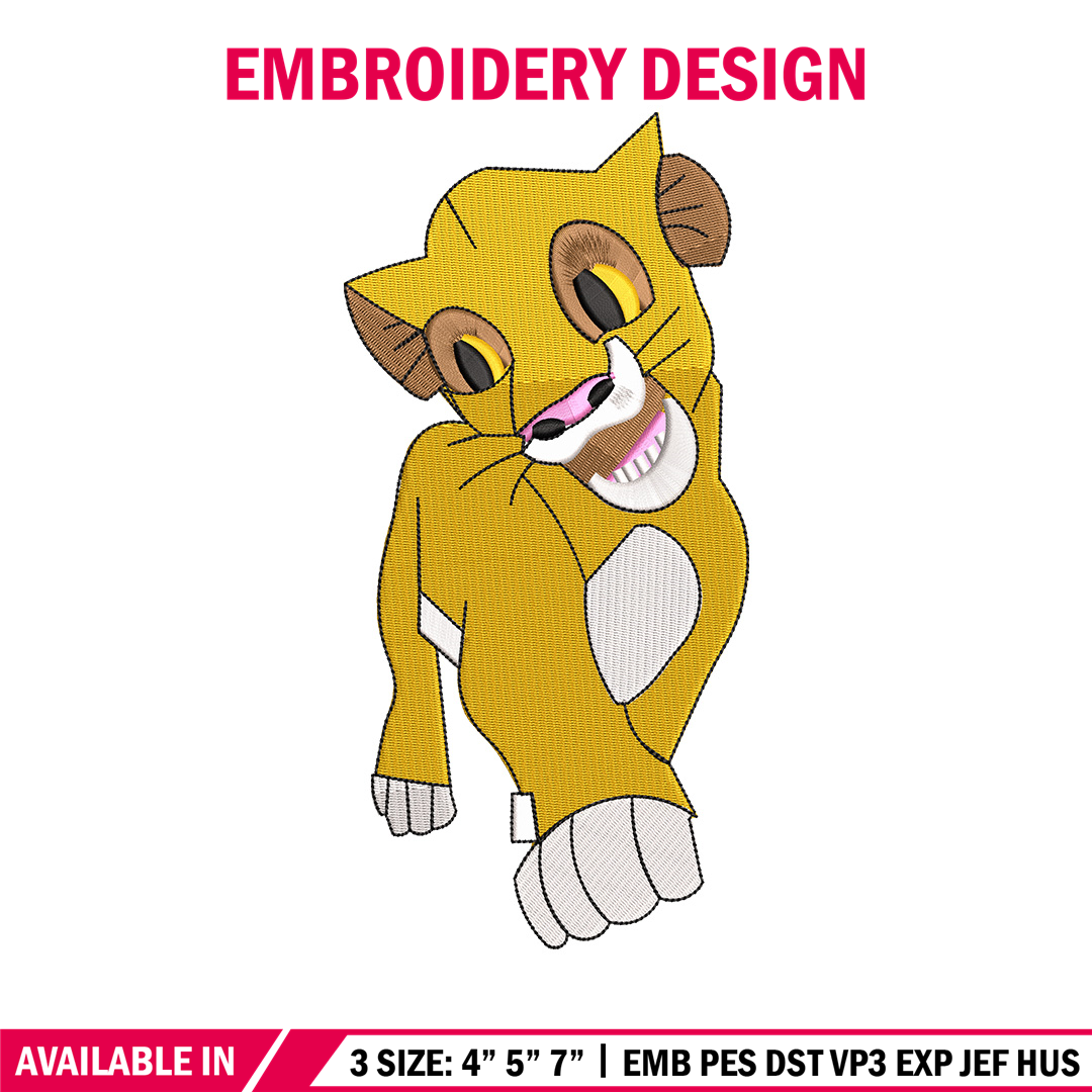 Lion child embroidery design, Lion king embroidery, Emb desi | Inspire ...