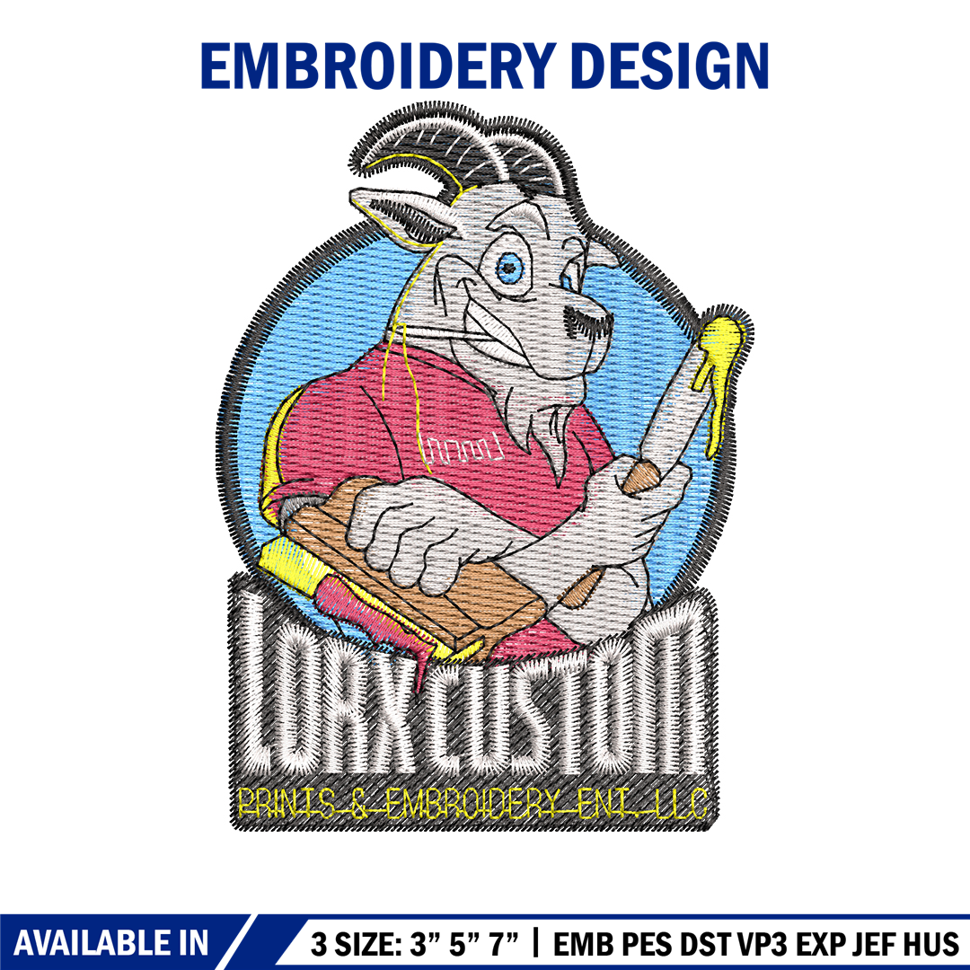 LORX Prints Logo embroidery design, LORX Prints Logo embroid - Inspire ...