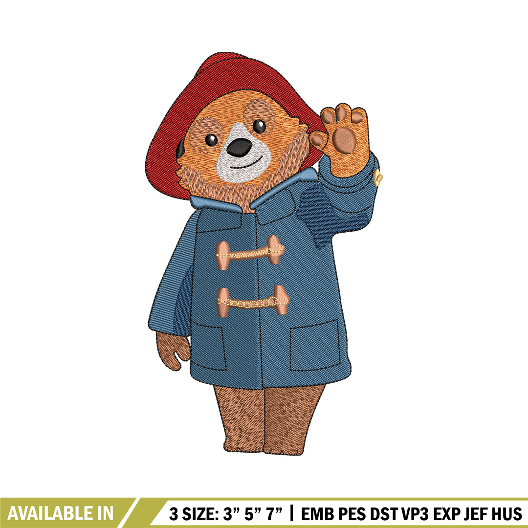 Bear hello embroidery design, Bear embroidery, Embroidery fi | Inspire ...
