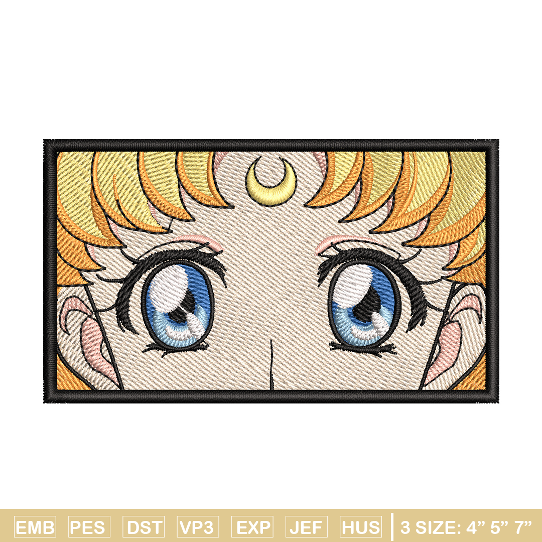 Sailor Moon embroidery design, Sailor Moon embroidery, anime | Inspire ...