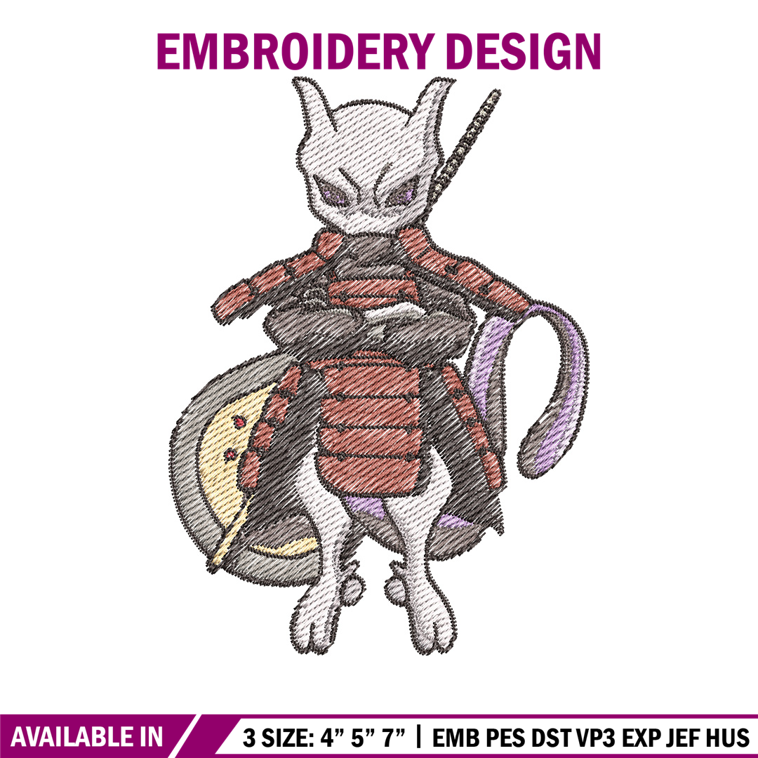Mewtwo madara embroidery design, Pokemon embroidery, Anime d | Inspire ...
