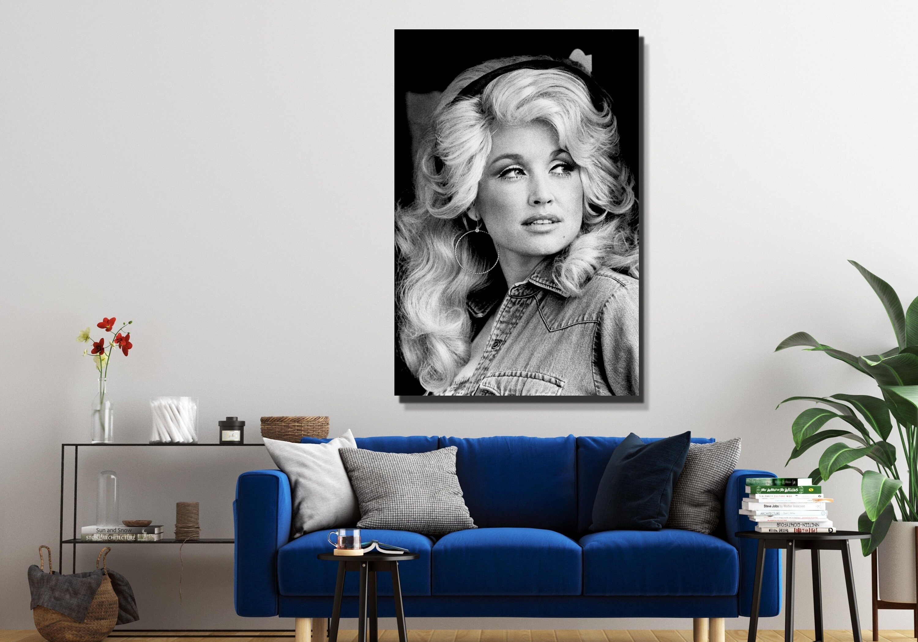 Dolly Parton Poster, Dolly Parton Print, Black And White, Do - Inspire ...