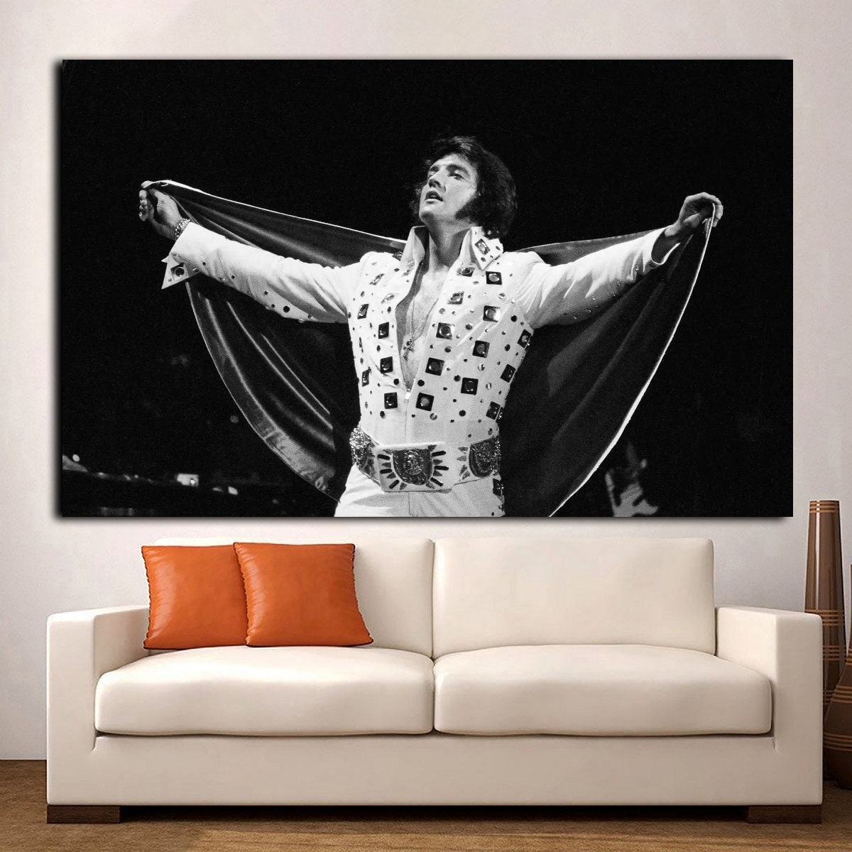 Elvis Presley Canvas Poster Art Wall Pictures Home Decor, El | Inspire ...