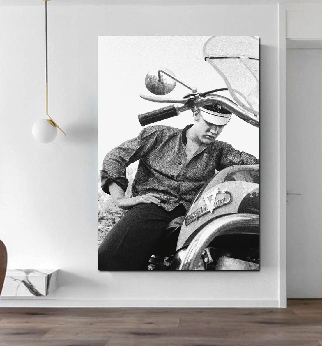Elvis Presley Poster, Elvis Presley Canvas Poster Art Wall P - Inspire ...