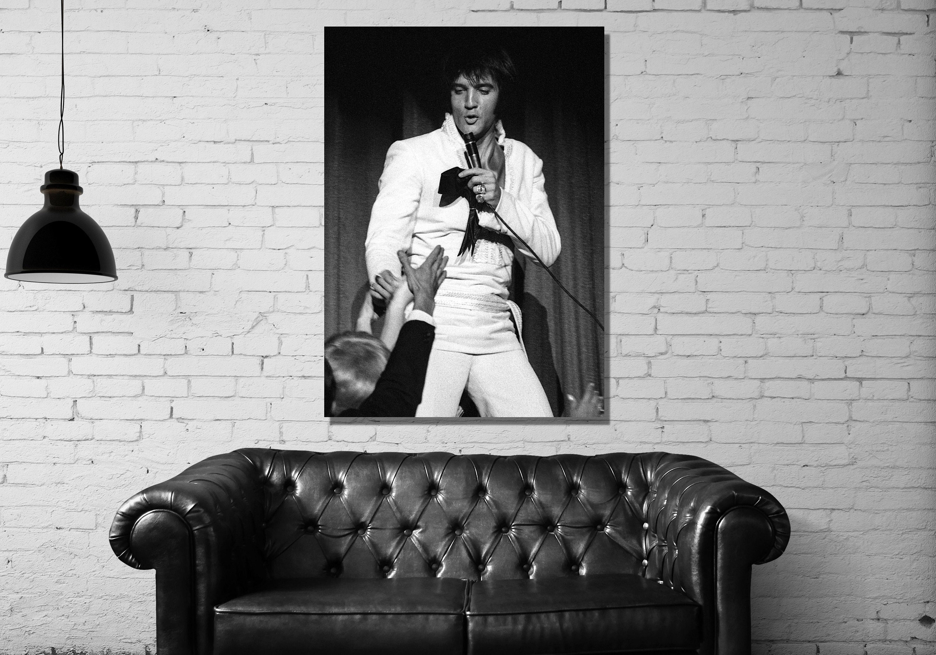 Elvis Presley Poster, Elvis Presley Canvas Poster Art, Elvis | Inspire ...