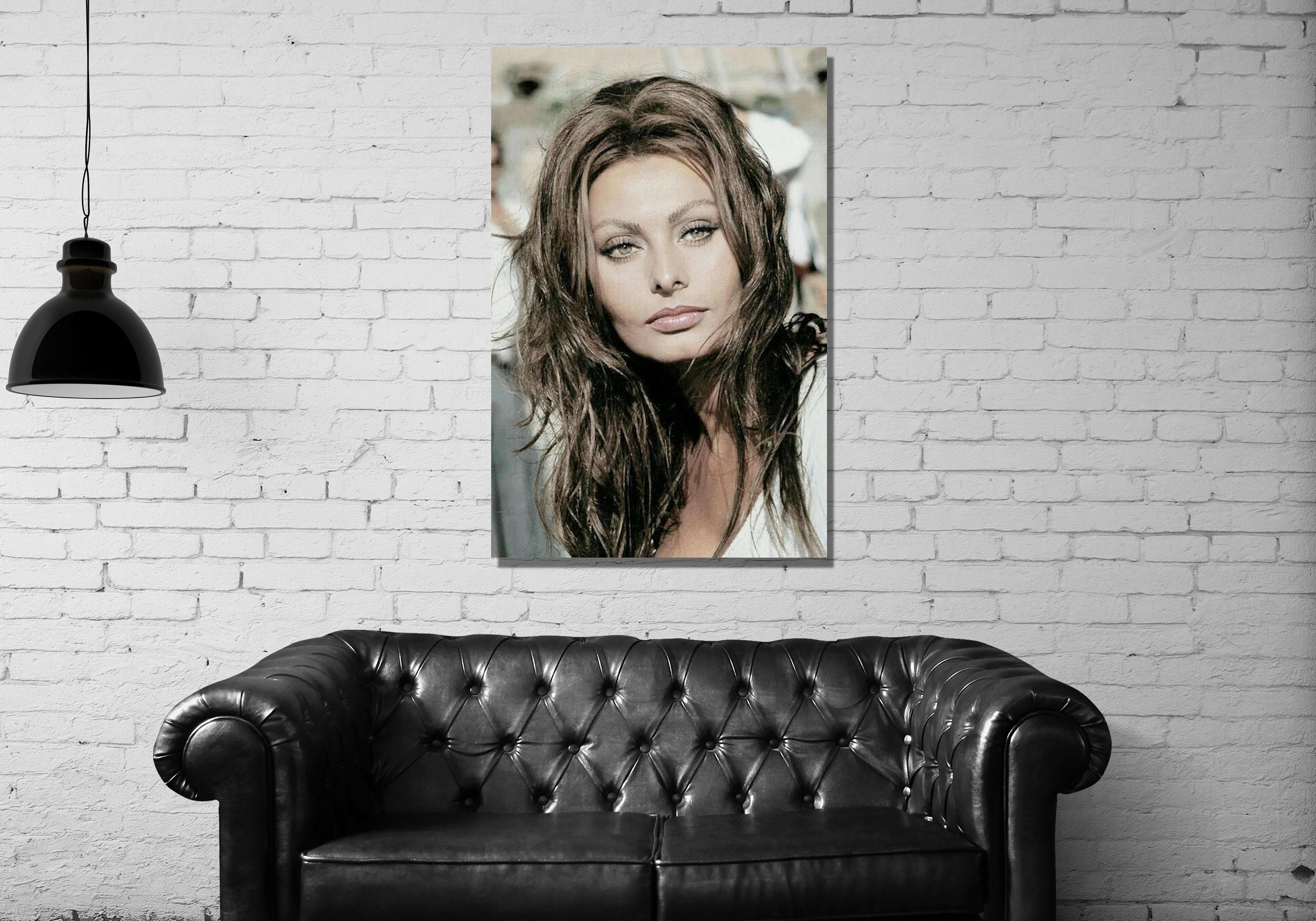 Sophia Loren Canvas Wall Art Sophia Loren Canvas Poster Art | Inspire ...