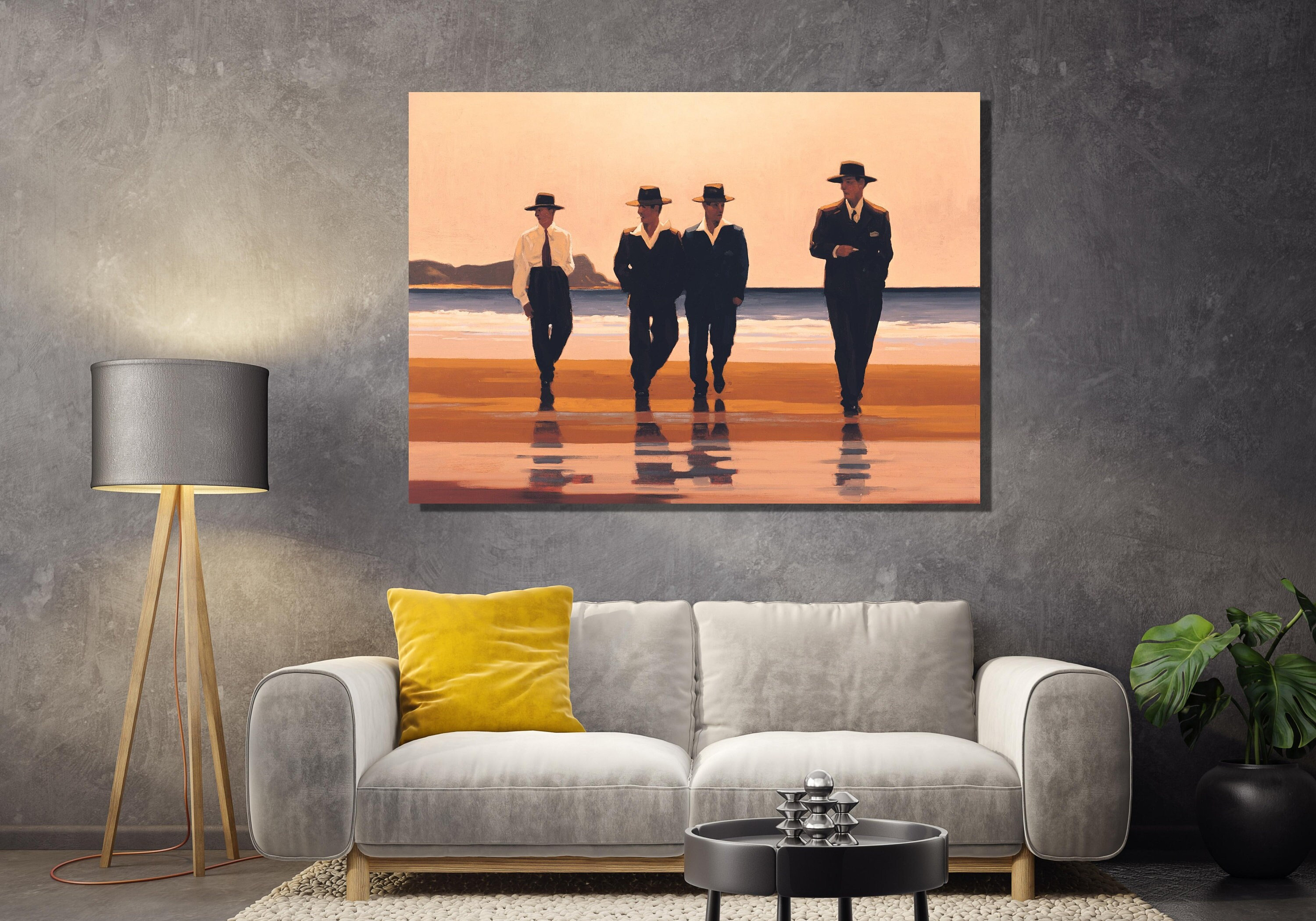 The Billy Boys Canvas Print,Jack Vettriano Exhibition Poster | Inspire ...