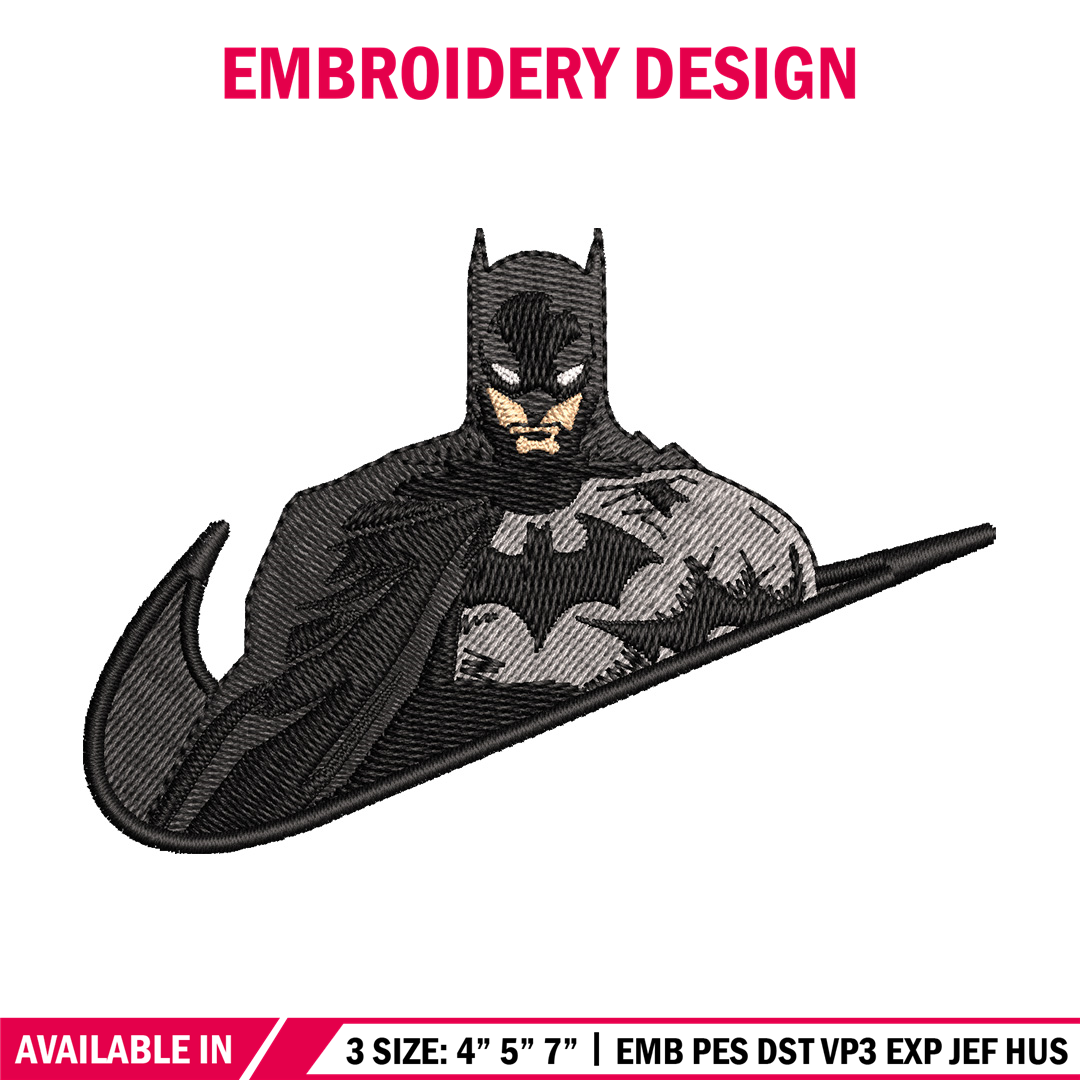 Nike batman embroidery design, Batman embroidery, Nike desig | Inspire ...
